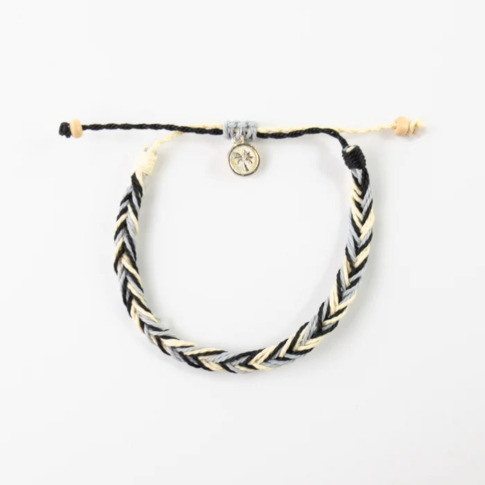 Braided Anklet Black & White – Ullswater Wake & Surf